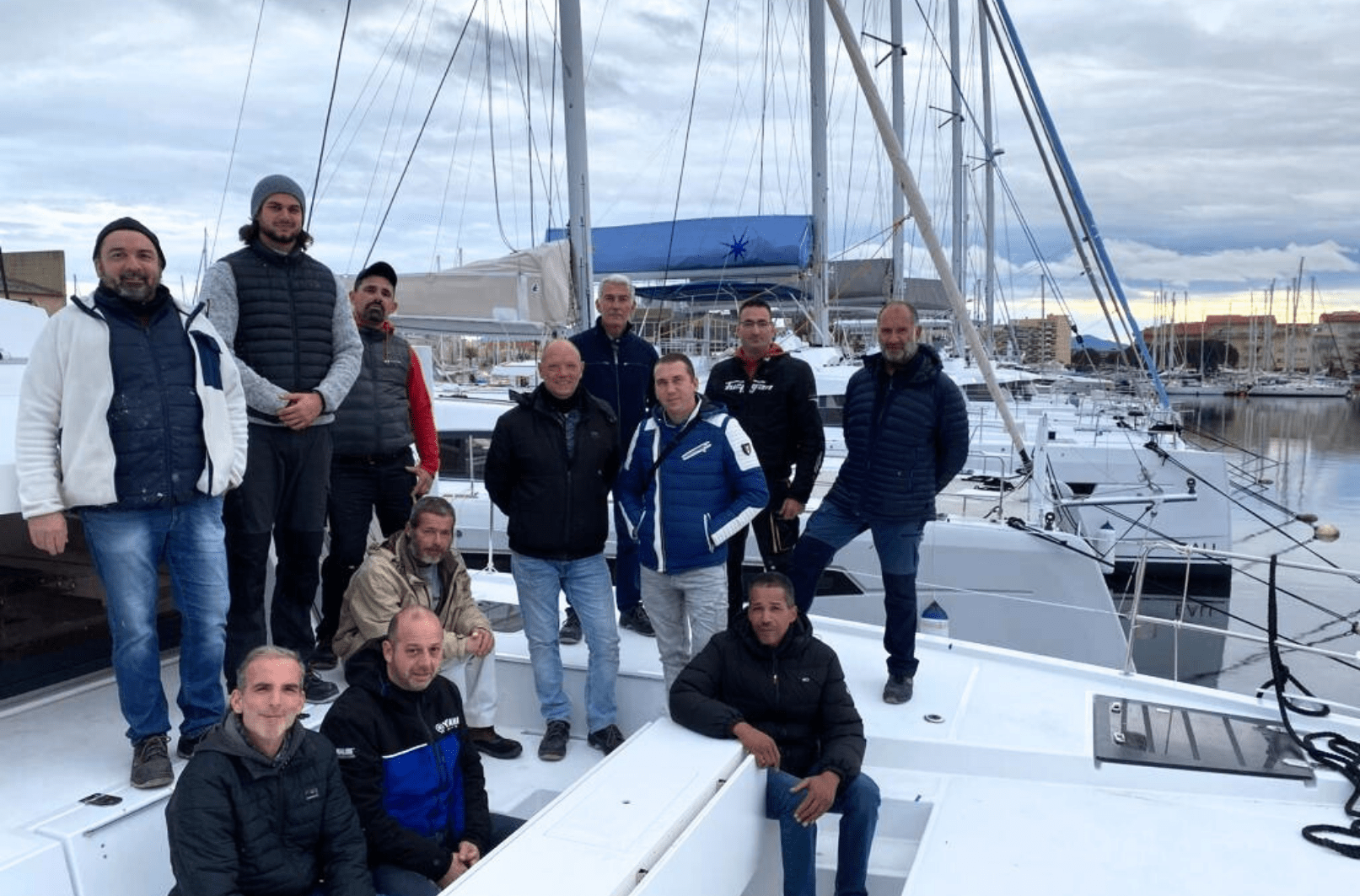 Visite du chantier naval de Catana Catamarans - Purple Campus