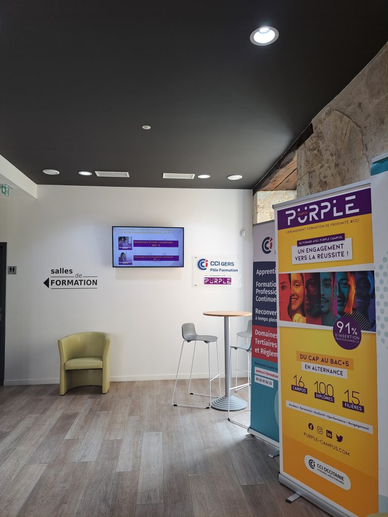 Centre de formation Purple Campus CCI Formation Gers à Auch - Purple Campus